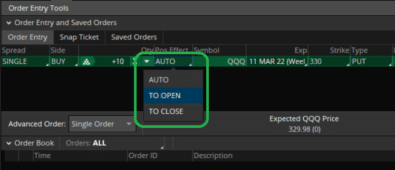 Options: Buy to Open vs Buy to Close & Sell to Open vs Sell to Close